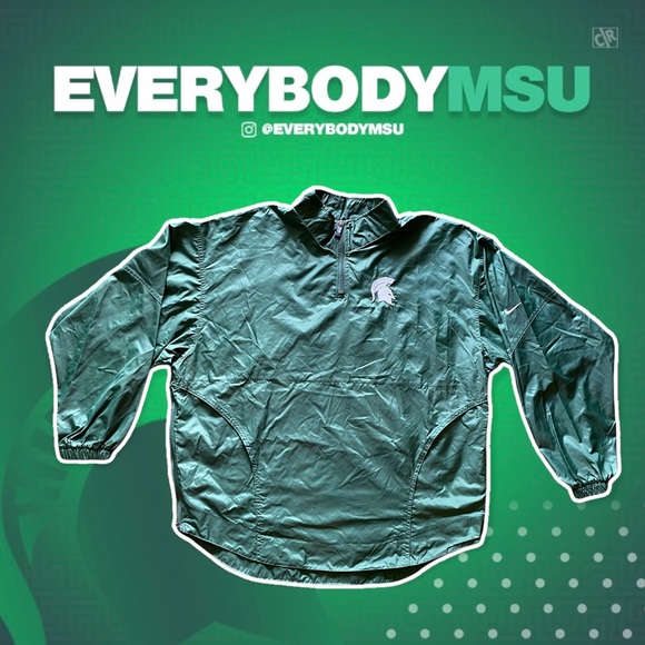 Nike | Jackets & Coats | Mens Michigan State Nike Windbreaker | Poshmark